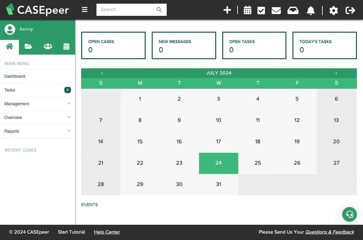 8am™ CasePeer Integration Client Portal · Quilia