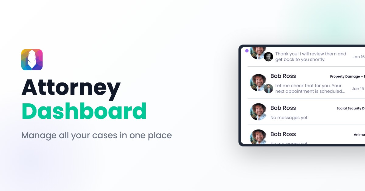 Attorney Dashboard for Client Management · Quilia